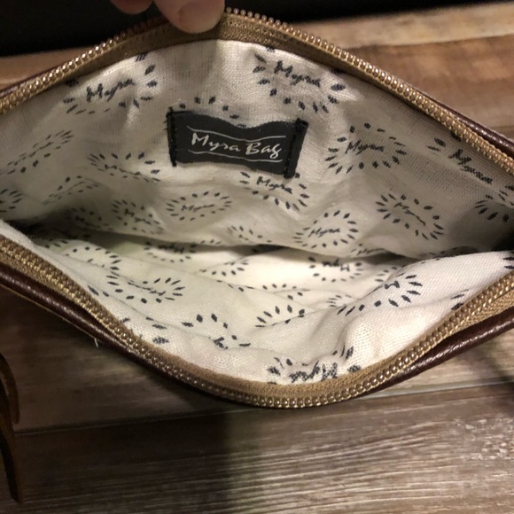 Myra Bag | Bags | Myra Bag Petals On Grey Pouch Wristlet Nwt | Poshmark